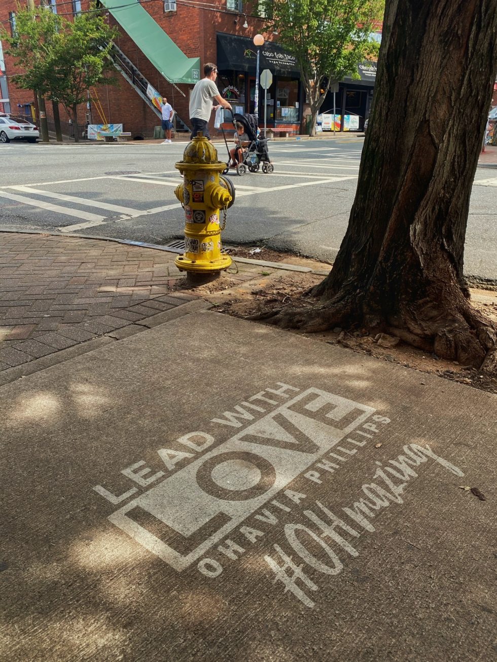 Clean Graffiti by The Savage Way - Clean Message. Dirty Sidewalk